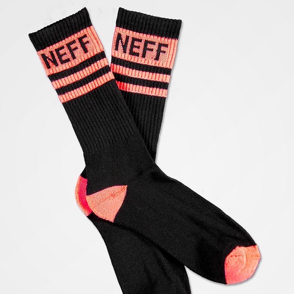 Neff | Underwear & Socks | 3 For 9 New Mens Neff Black And Orange Crew ...
